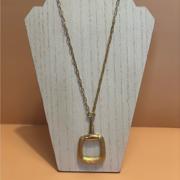 Source Unknown | Jewelry | Vintage Gold Tone Hinged Equestrian Bit ...
